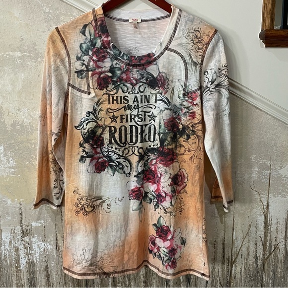 Reba | Tops | Rebathis Aint My First Rodeowestern Topsmall | Poshmark